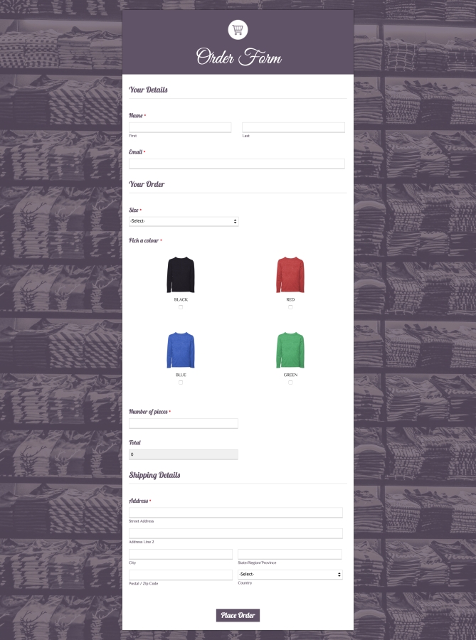 Create smart order forms for your business using Zoho Forms - TheCloudKey